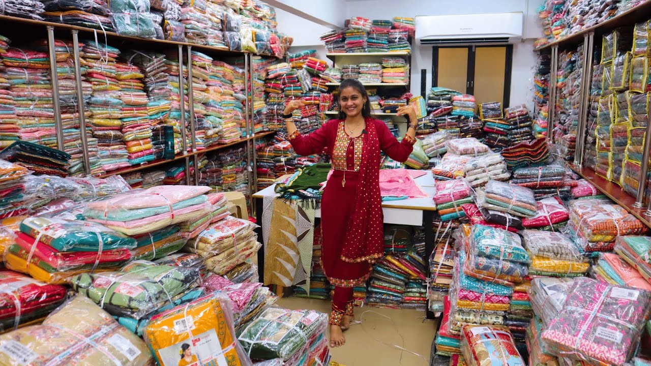 Ladies Suits Manufacturer in Gujarat | Cotton Suit Wholesale Market ...