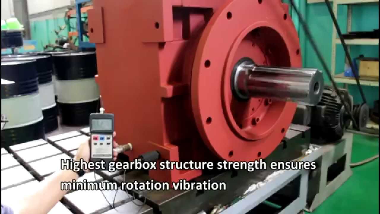 Gearbox for Electric Injection Molding Machine - YouTube