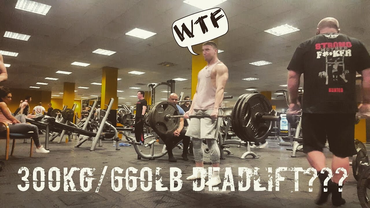Deadlift party in a commercial gym - road to 300kg ep.1 - YouTube