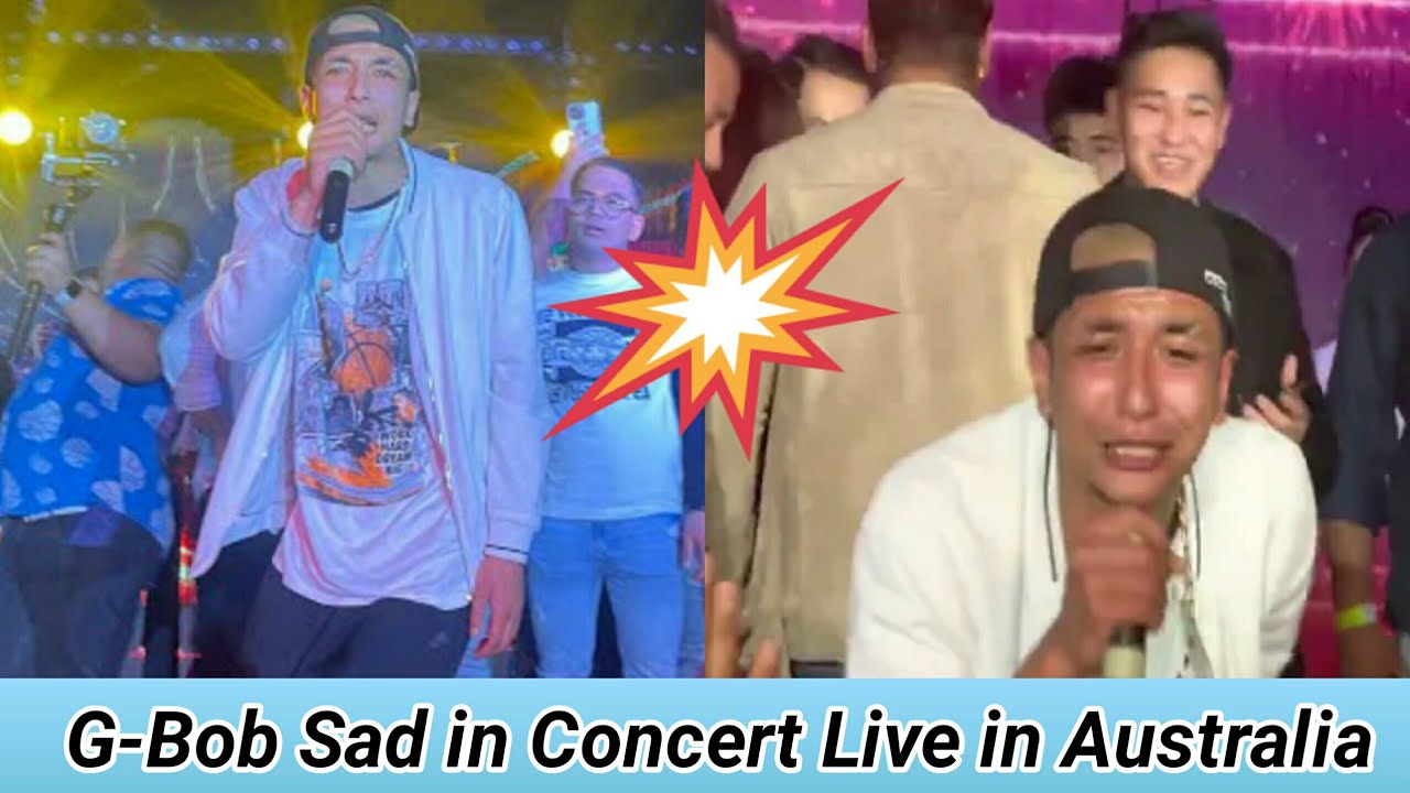 G-Bob Sad in Live Concert in Australia 😱 G-Bob & Hakim Dai (Part 2 ...