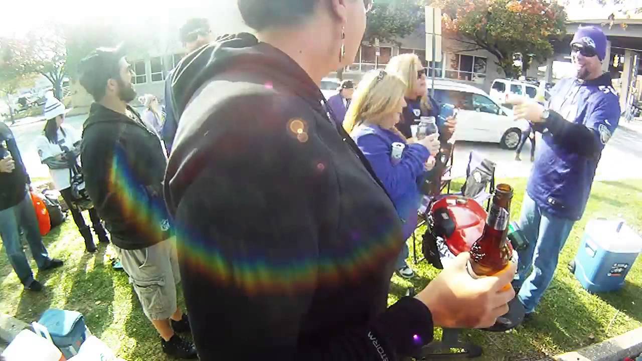 Tailgaters Corporate Jet: Time-Lapse Ravens vs Titans NFL Tailgate ...