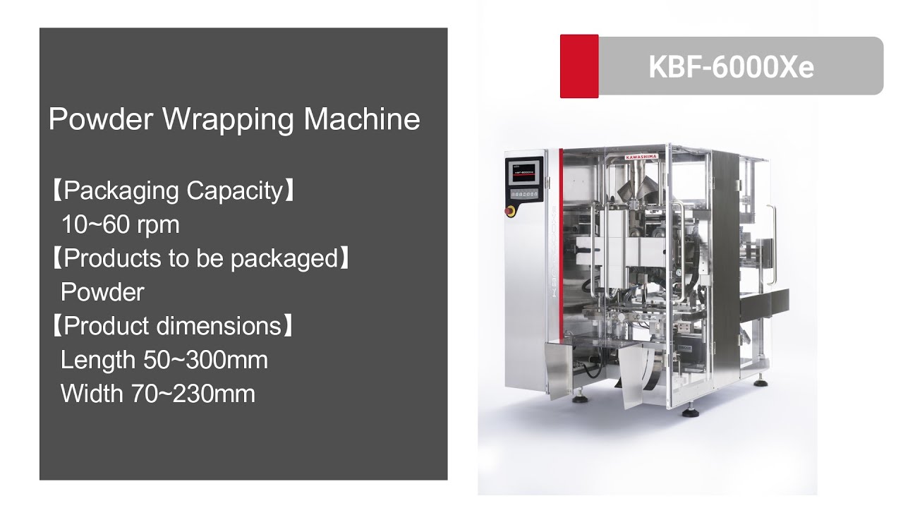 For powder, Vertical Packaging Machine KBF 6000Xe with Auger - YouTube