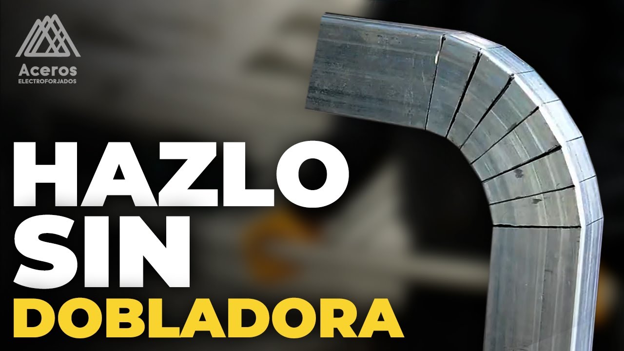 ¡Sin dobladora! Crea perfiles curvados usando cortes - YouTube