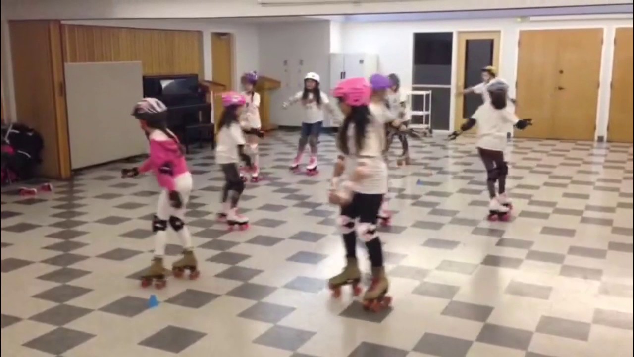 Forward crossovers: Roller Dance Owl Skate School, Vancouver BC - YouTube