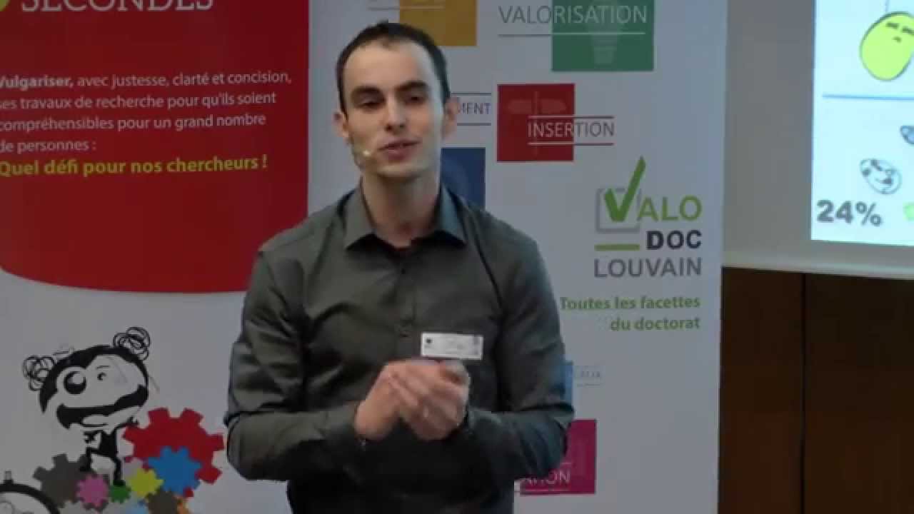 Ma thèse en 180 secondes -- Finale UCL 2015 – Mikaël DE CLERCQ - YouTube