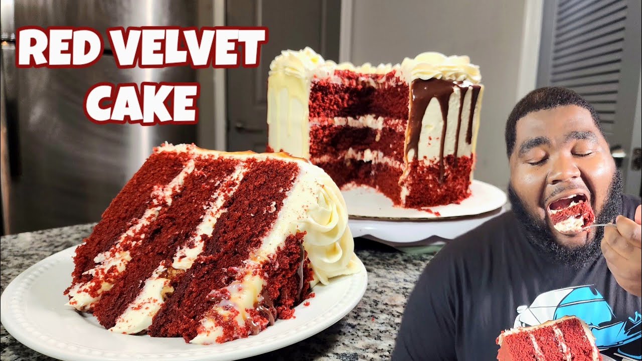 Making The Best Red Velvet Cake You'll Ever Eat - YouTube