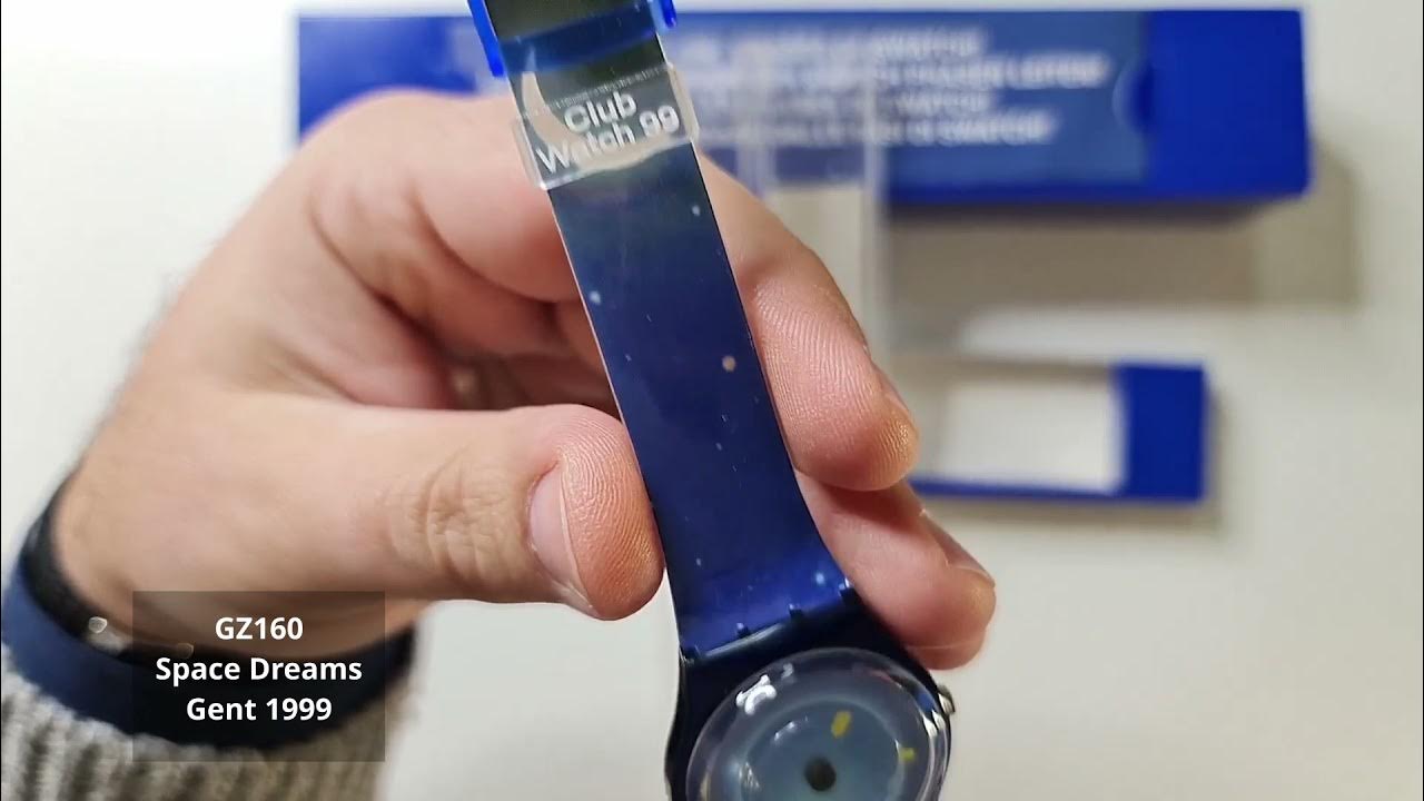 Swatch Space Dreams 1999 - CLUB - Gent - GZ160 - VINTAGE - YouTube
