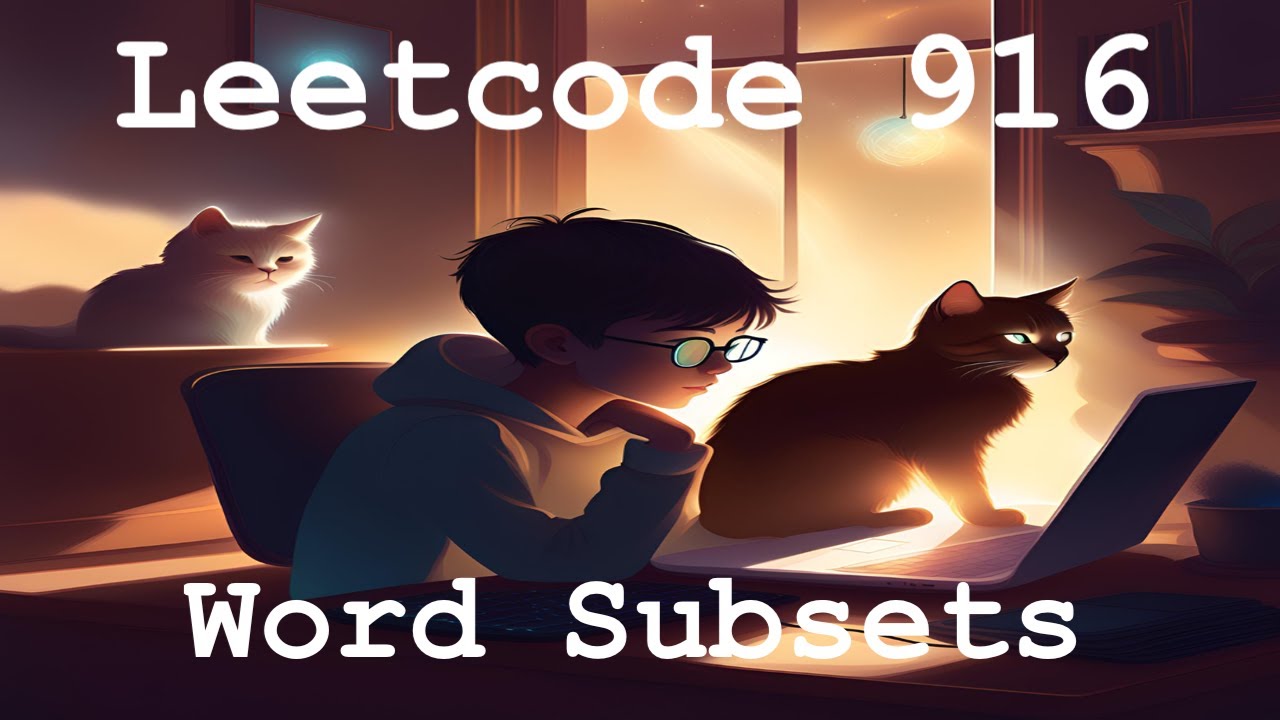 Leetcode 916 - Word Subsets - YouTube