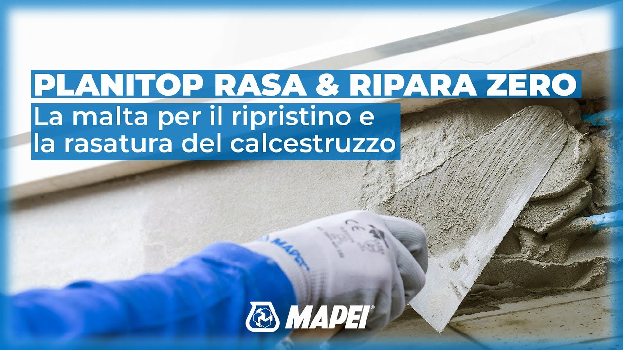 Ripristinare il calcestruzzo | Malte classe R2 e R4 | Planitop Rasa ...