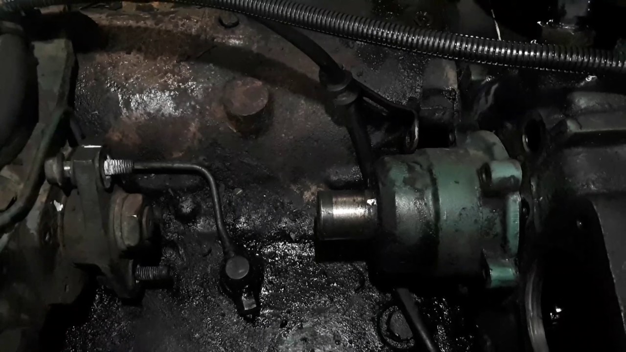 Volvo B10M injector pump drive flange repair part 2 - YouTube