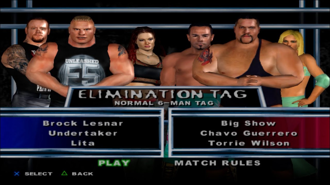 WWE SmackDown! Here Comes the Pain - ELIMINATION TAG - YouTube