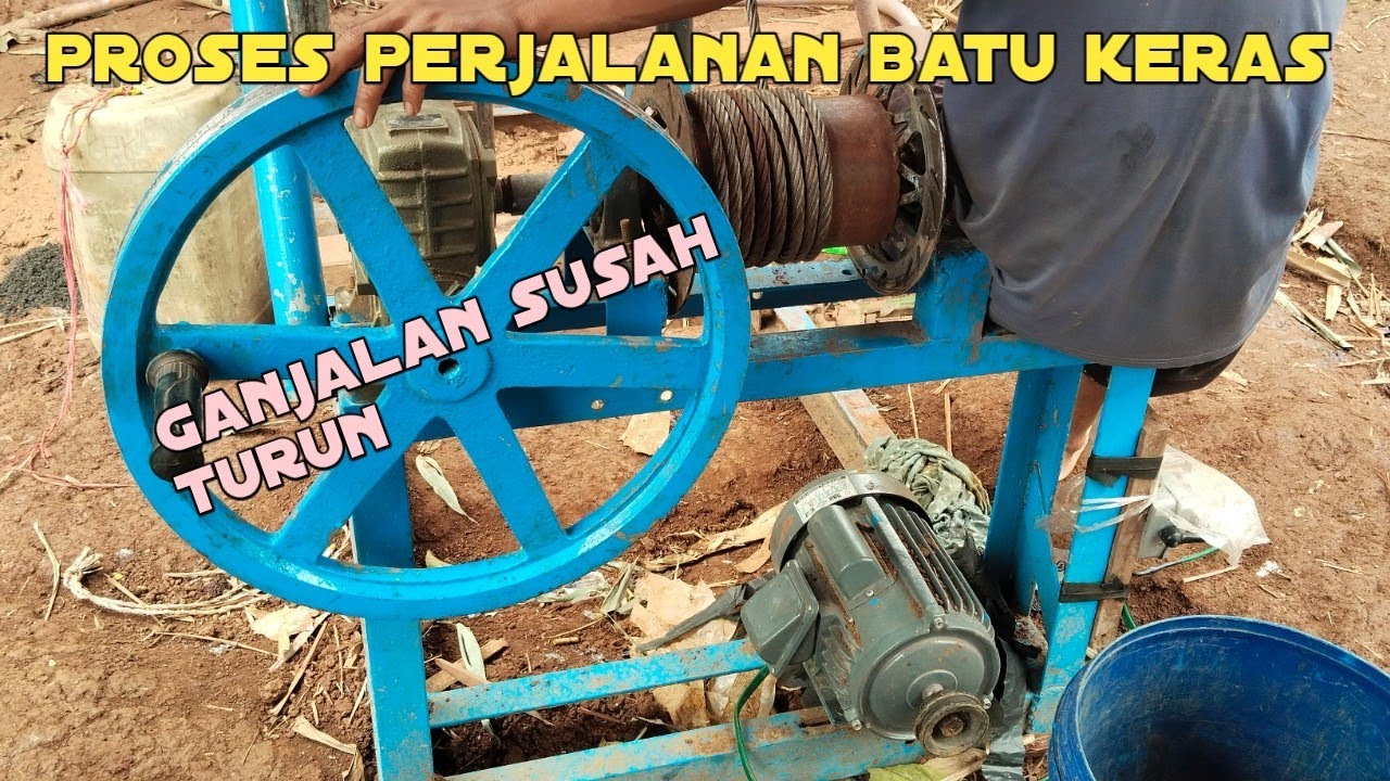 proses pengeboran d pegunungan - YouTube