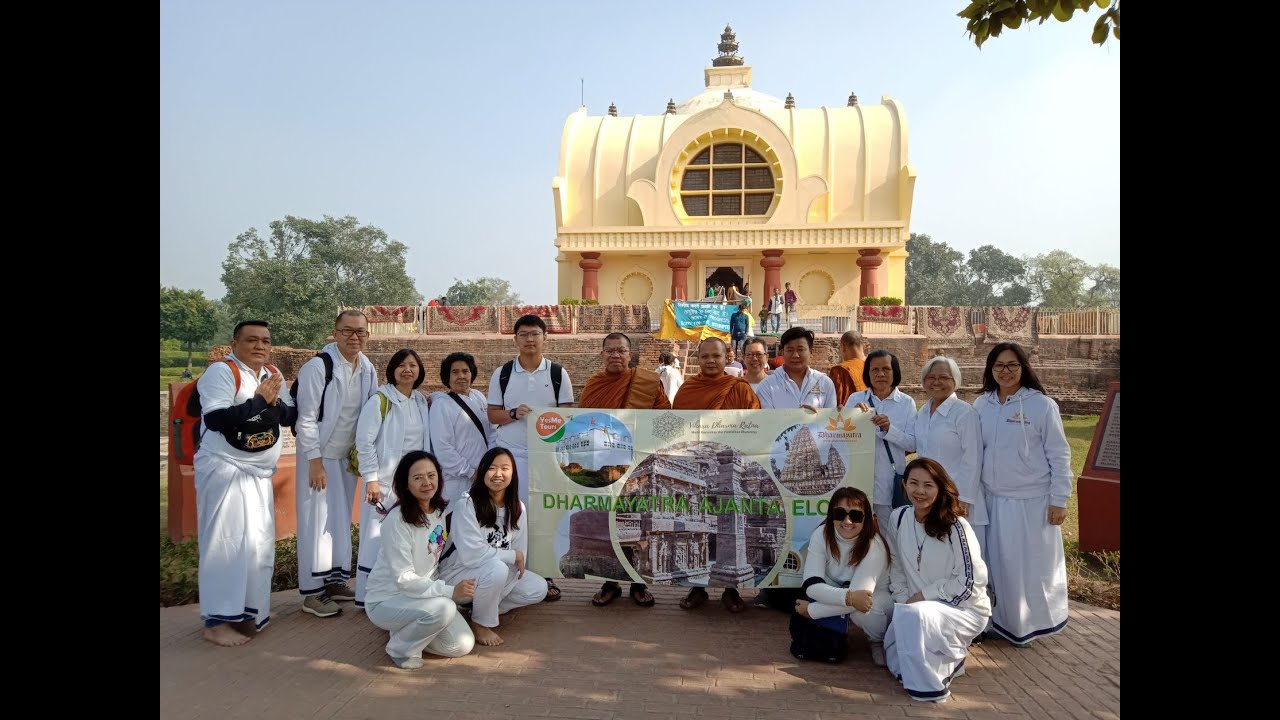 DHARMAYATRA INDIA - VDR #6 LORD BUDDHA PARINIBBANA @ KUSHINARA - YouTube