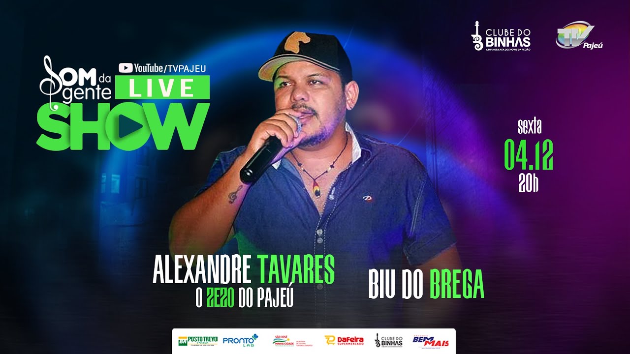 Som da Gente com Alexandre Tavares #TVPAJEU - YouTube