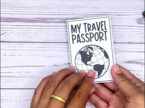 Holidays Around the World - HOW TO ASSEMBLE PASSPORT CRAFT - YouTube