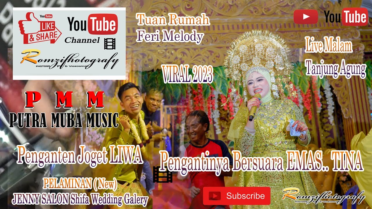 OM PUTRA MUBA MUSIC//Pengantenya TINA Bernyayi Suara Emas Liwa Berjoget ...