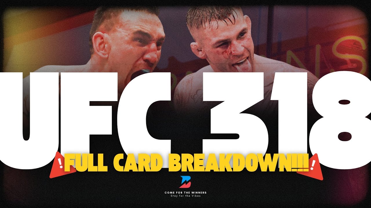 UFC 318 Full Card Breakdown | The Violence Report - YouTube
