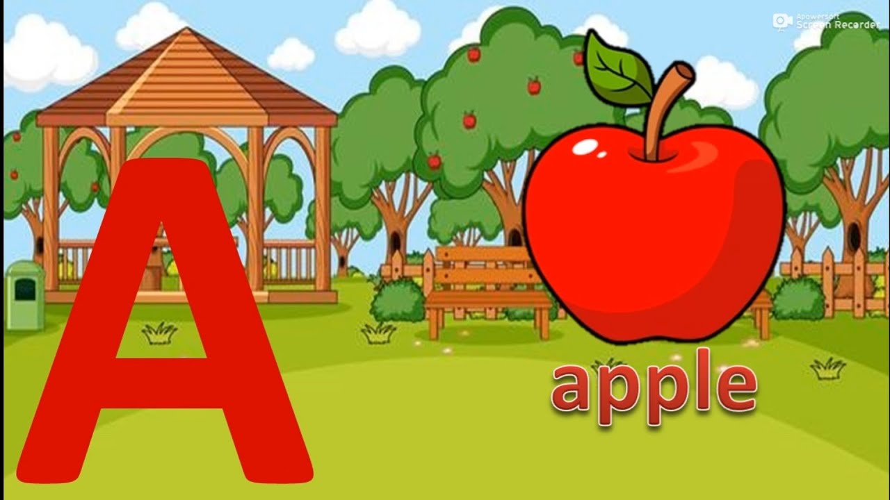 A to Z Alphabets Animations For The kids Learn English Alphabets - YouTube