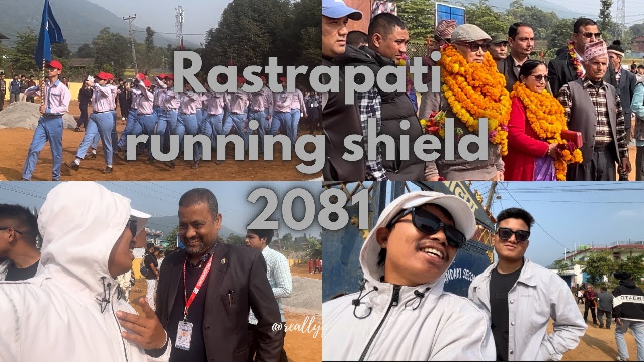 Gaindakot Nagarpalika Rastrapati running shield 2081 opening ceremony ...