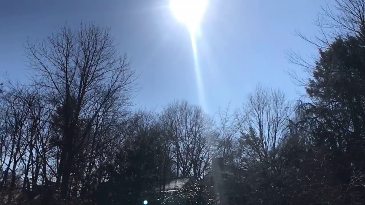 after snow today is lovely day nice SUNY weather - YouTube