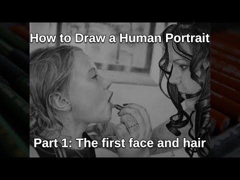 How to Draw a Human Portrait: Part 1 - YouTube