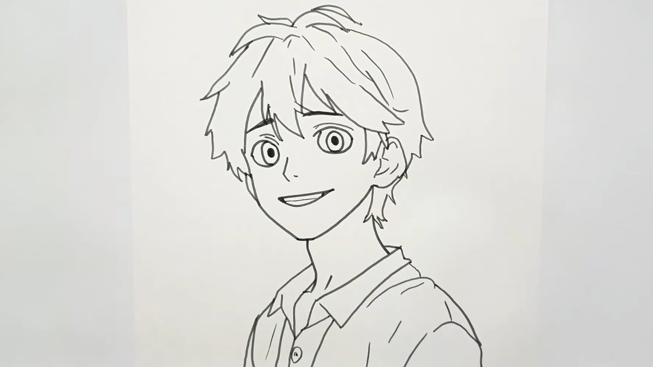 Ladke Ka Chitra Kaise Banaen | How to Draw a Handsome Boy | Sketch ...