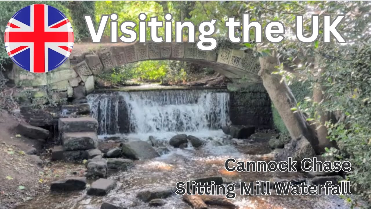 Visiting the UK Visit Slitting Mill Waterfall - YouTube