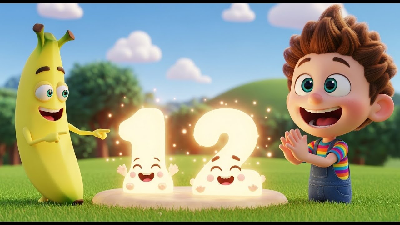 The Banana Who Learned to Count | Nursery Rhymes and Kids Songs ...