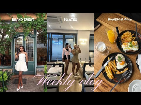 #vlog || NYX brand event, Pilates, breakfast Date + Shein haul. 