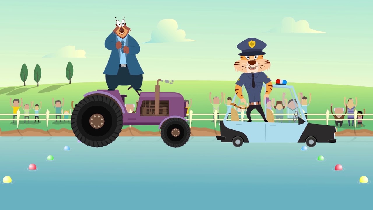 Learn school bus colors for kids with Nursery rhymes for children - YouTube