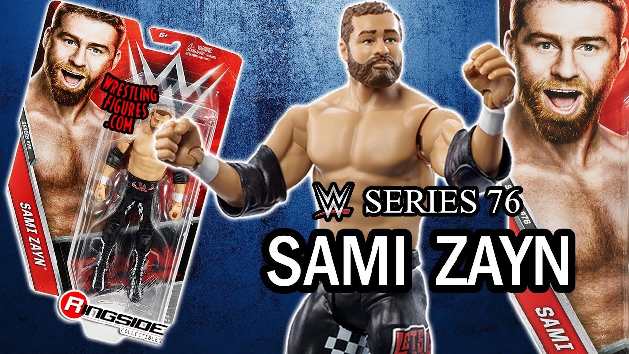 WWE FIGURE INSIDER: Sami Zayn - WWE Series 76 Toy Wrestling Action ...