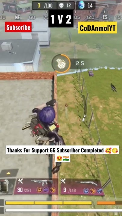 Easy 1V2 In Codm #codanmolyt #codm #gamingshorts #1v2 #thanksforsupporting #viral #shorts # ...