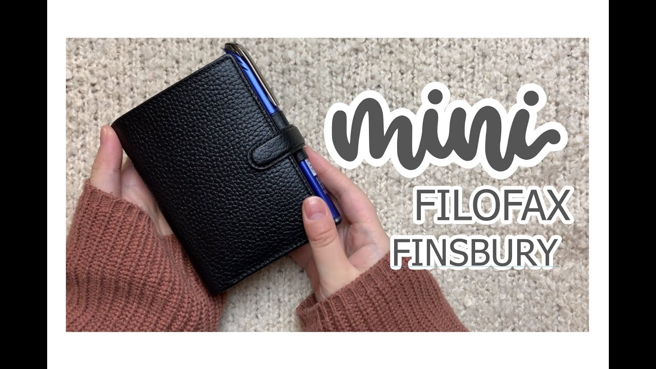 Mini Filofax Finsbury | Wallet Set Up! - YouTube