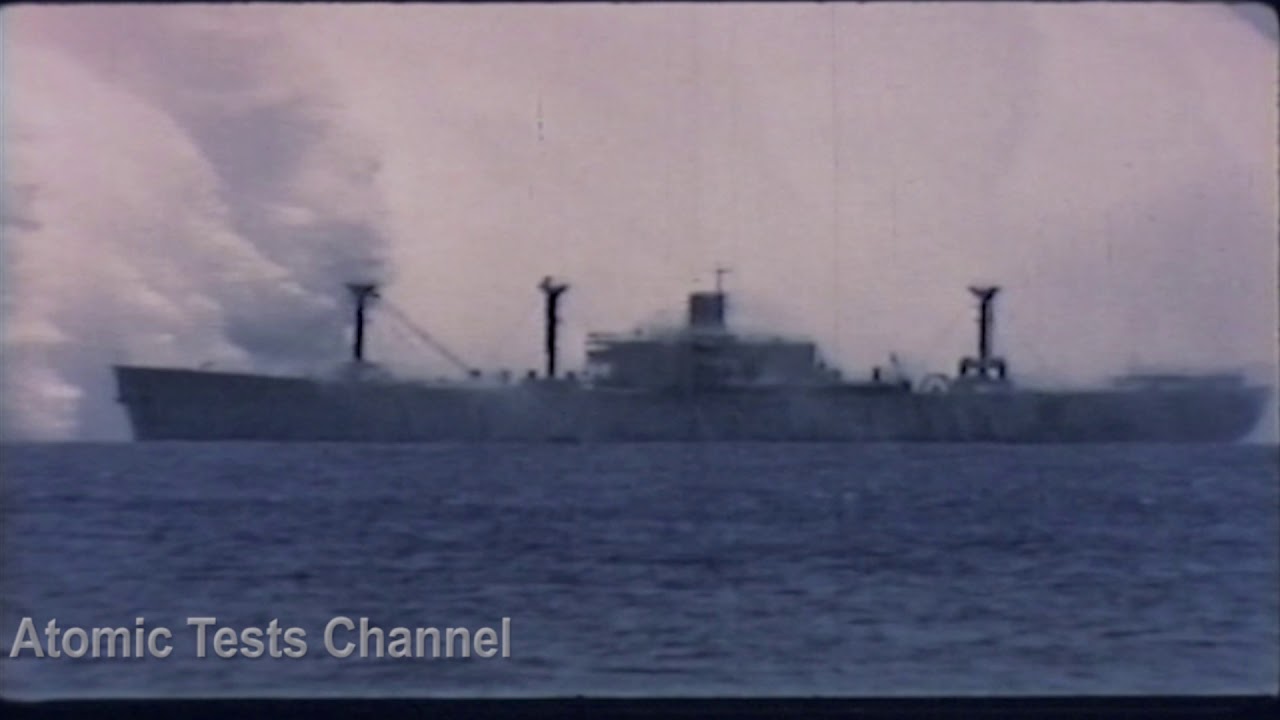 Underwater Nuke massive radioactive water into sky!! 1958 - YouTube