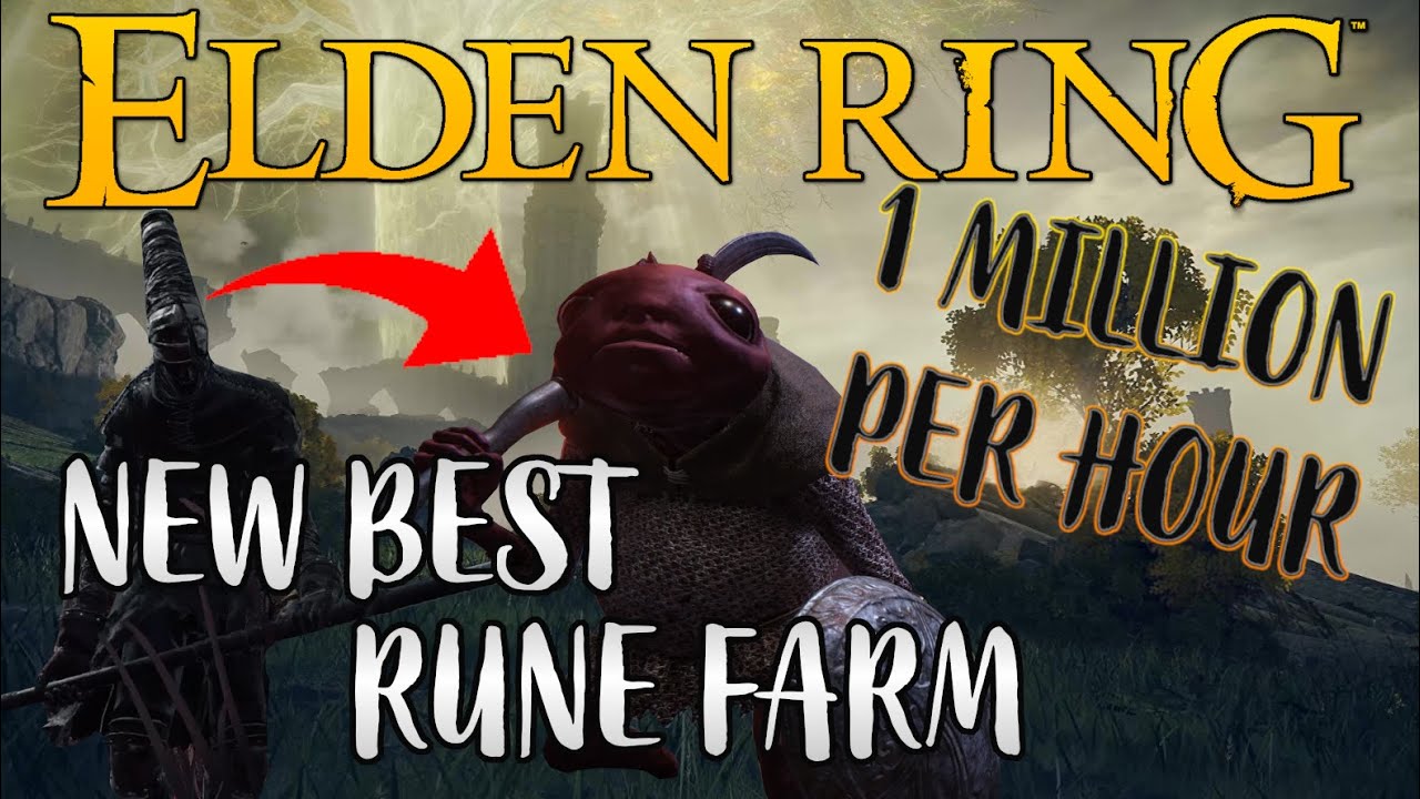 Elden Ring NEW Rune Farm to Level Up Fast : 20000 Runes Per Minute ...