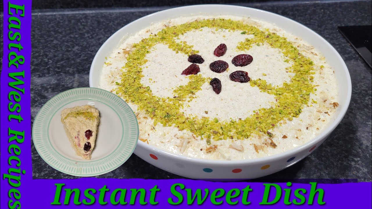 10 Minutes Cold Dessert Recipe | No Baking No Cooking Quick & Easy ...