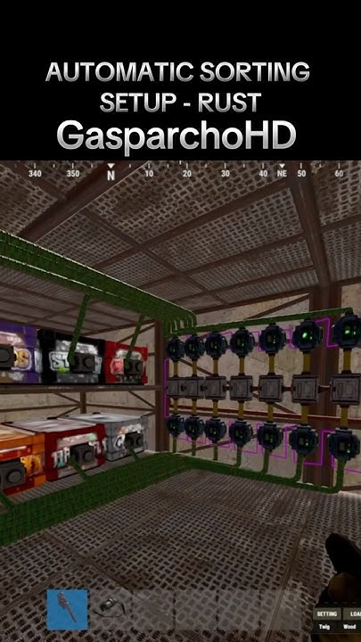 Automatic sorting setup tutorial RUST #rust #rustgame #aulong #pc #gaming #gaming #tutorial ...