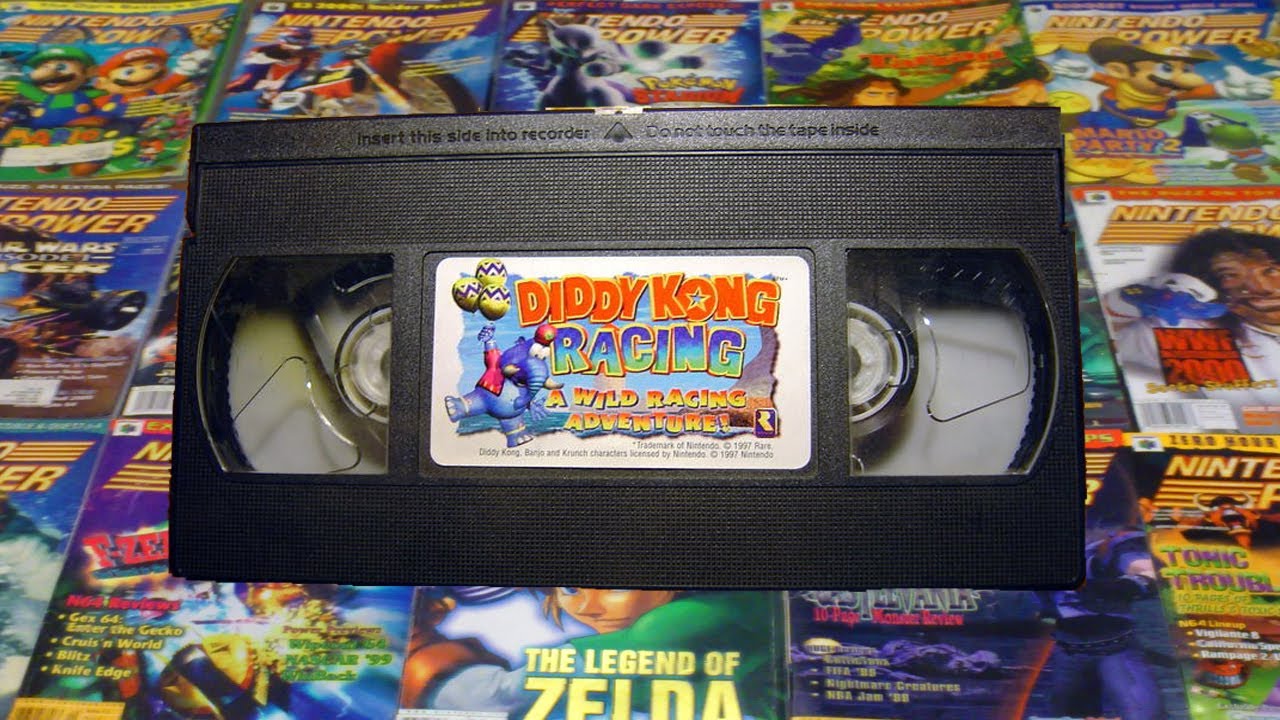 Diddy Kong Racing VHS - The N64 Promo Show - YouTube