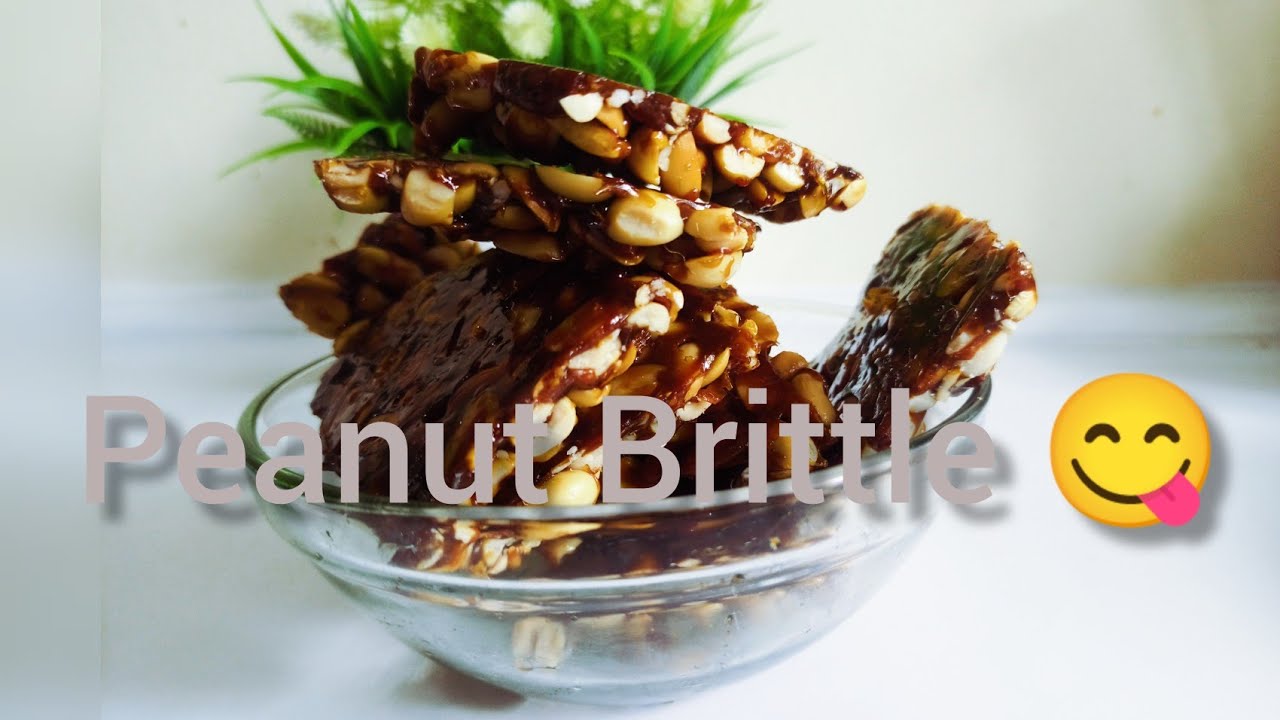 PEANUT BRITTLE//KASHATA ZA NJUGU ZA SUKARI// only 2 ingredients snack ...