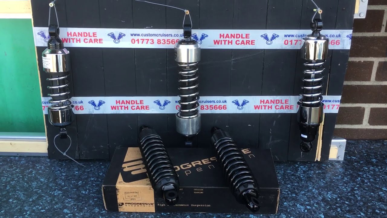 Harley Davidson progressive 440 shock absorber upgrade ultimate ride ...