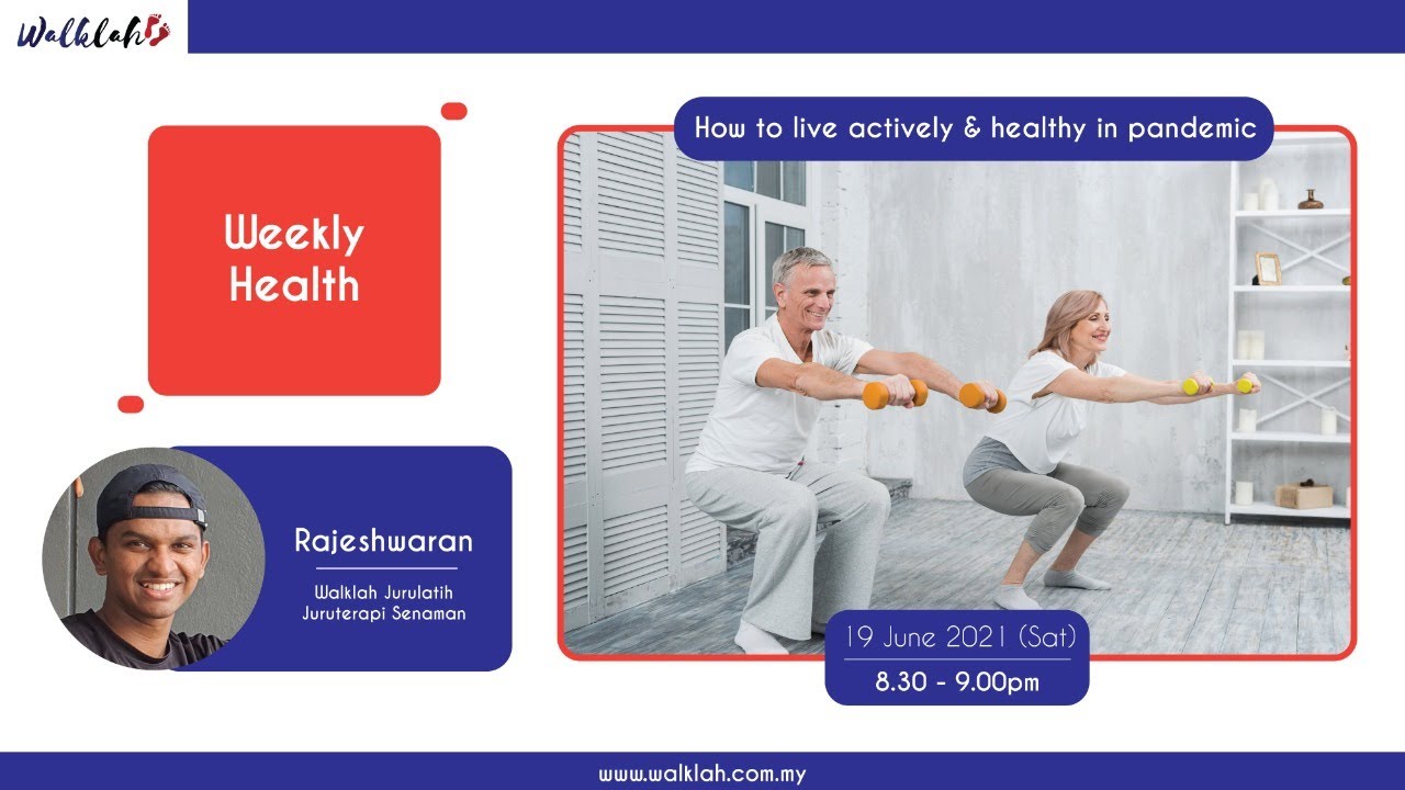 How to live actively & healthy in pandemic - YouTube