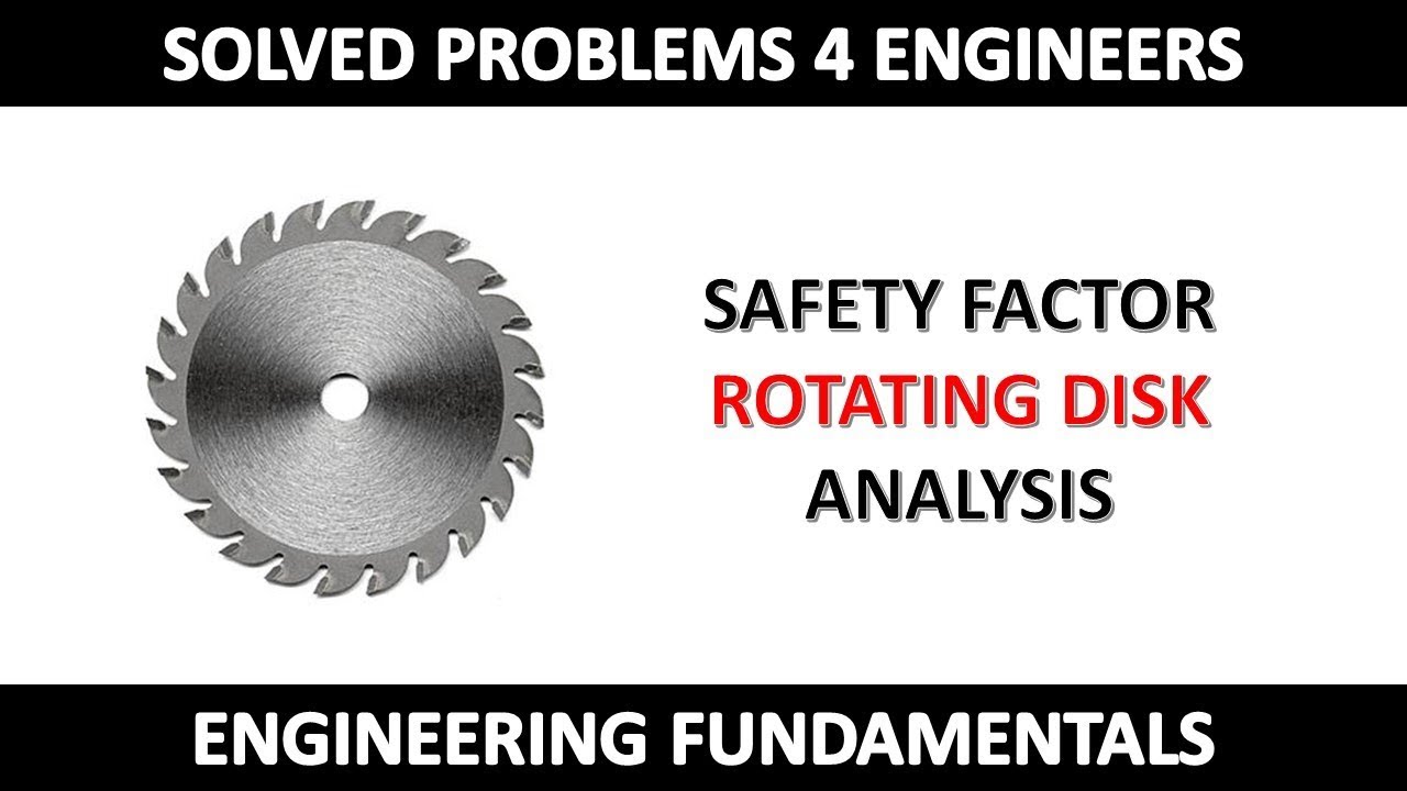 Machine Design Calculations : Rotating Disk Analysis - YouTube