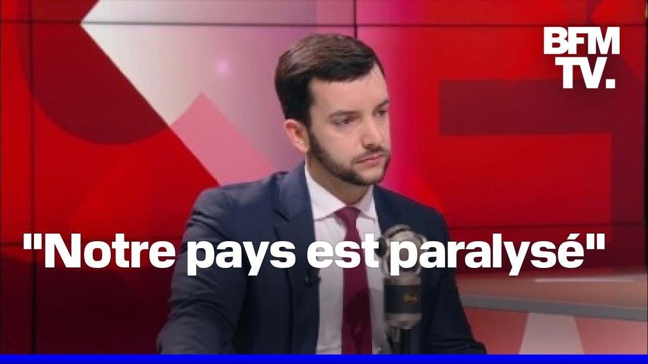 Nouveau gouvernement: l'interview de Jean-Philippe Tanguy, porte-parole ...