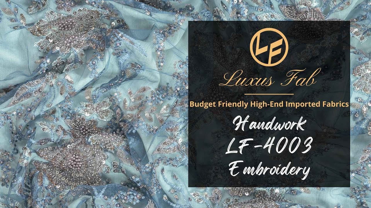 Luxus Fab | Handwork LF-4003 Embroidery | Budget-Friendly High-End ...