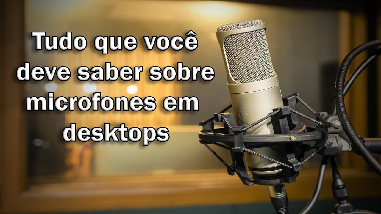 Como ter uma ótima qualidade de microfone no PC (sem aterramento ...