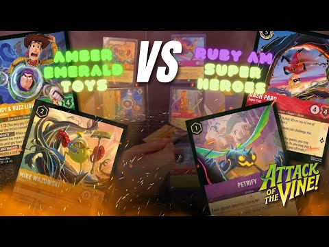 Toys have NO SHOT against this NEW Ruby amethyst? | Attack of the Vine Lorcana Gameplay set 13 
