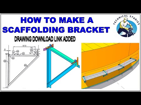 How to make a scaffolding bracket for storage tank for a low budget ...