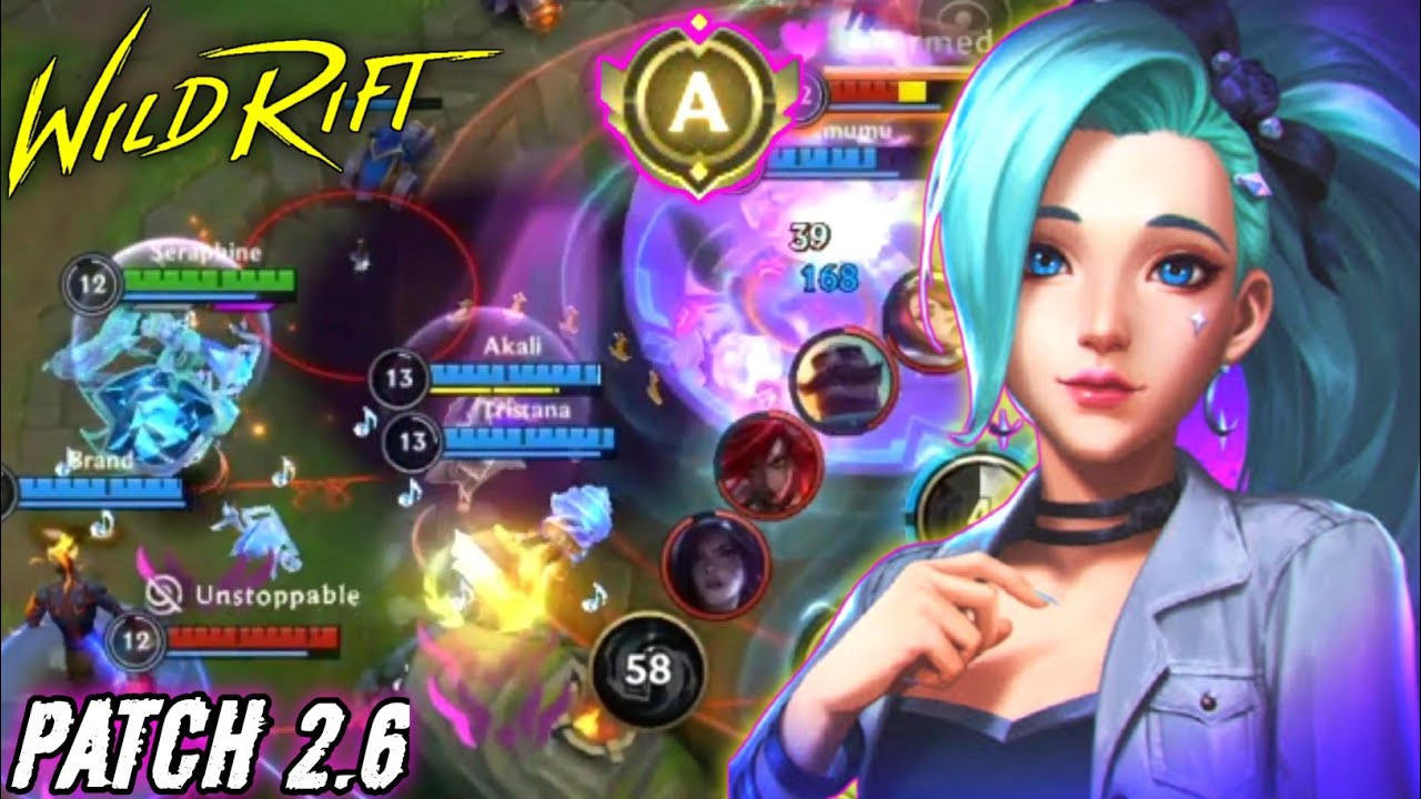 SERAPHINE SUPPORT Patch 2.6 STILL OP, Seraphine Build And Runes - Wild ...