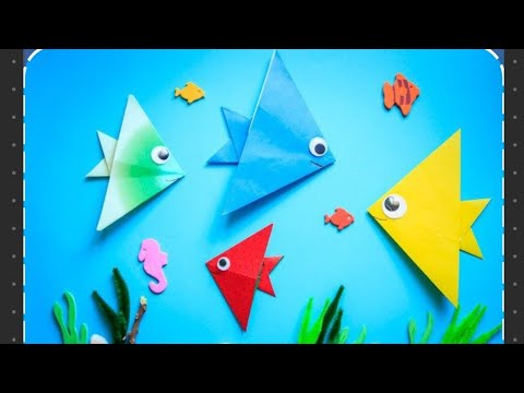How To Make Paper Fish Easy | Paper Fish Making Video | Origami Fish ...