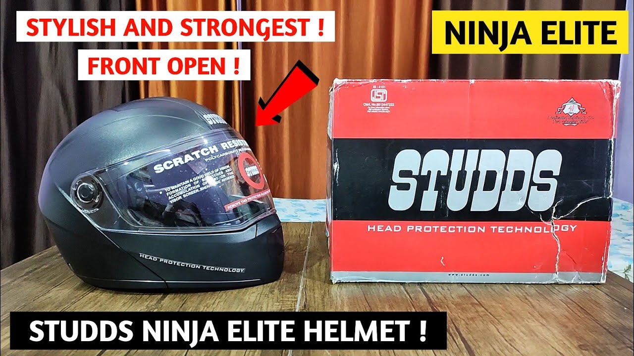 Best Stylish and Strongest Helmet Studds Ninja Elite | Studds Ninja ...